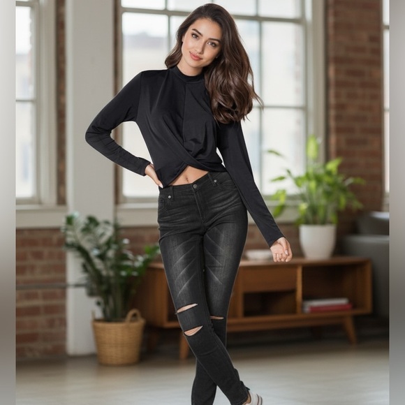 Sugared + Bronzed | Tops | Newlxlsugared Bronzed All Black Everything ...